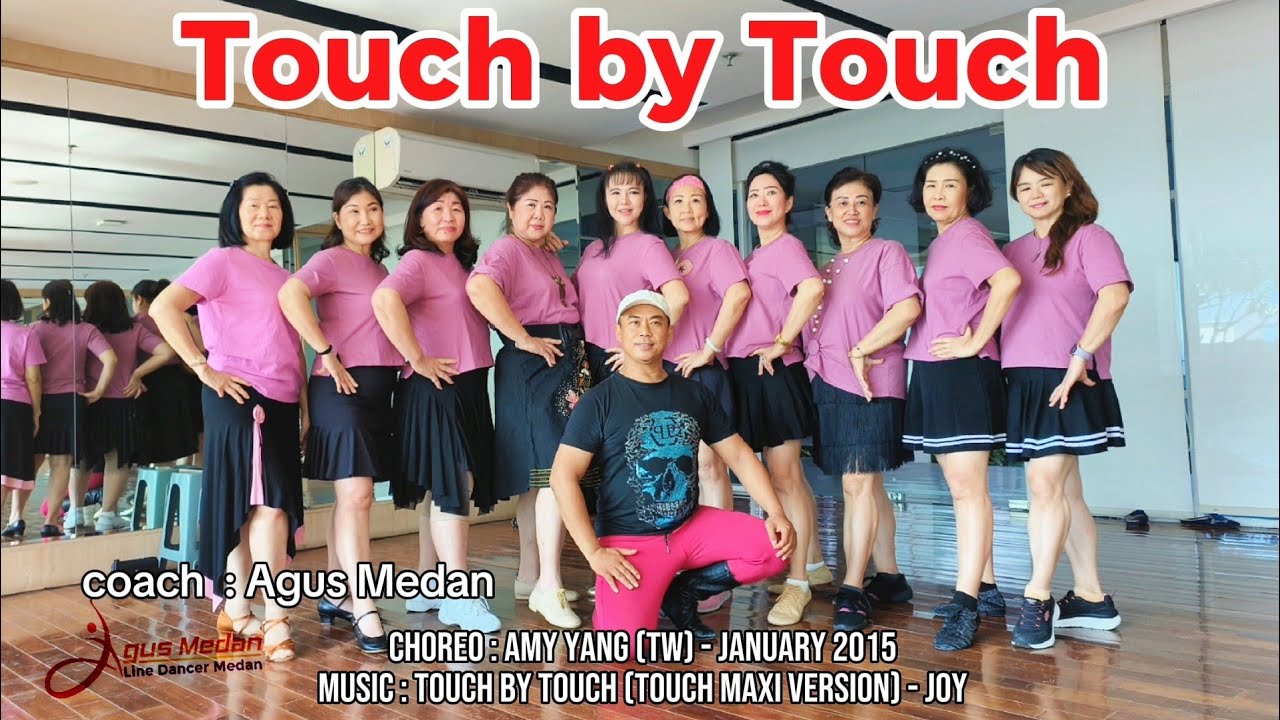 Touch By Touch Line Dance - Demo by Smile' Dance Group Medan - YouTube