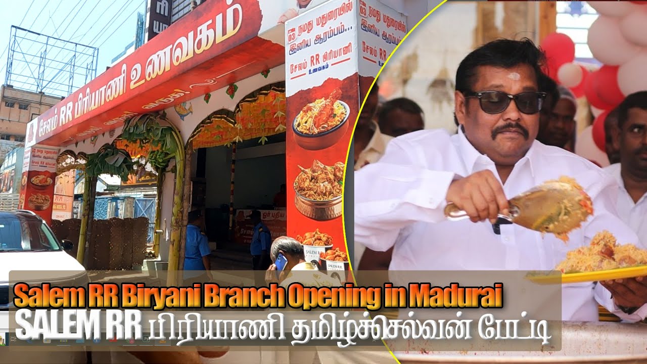 Salem RR Biryani Owner R Tamil Selvan Interview at Madurai - YouTube