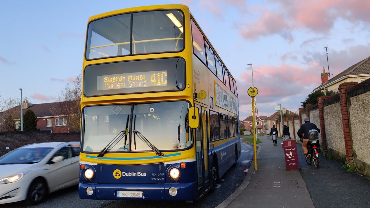 A Ride On Dublin Bus Alexander Dennis Volvo ALX400 B7TL (AX549) on ...