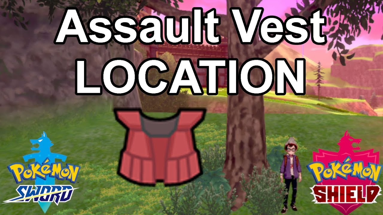 Assault Vest Location - Pokemon Sword/Shield - YouTube