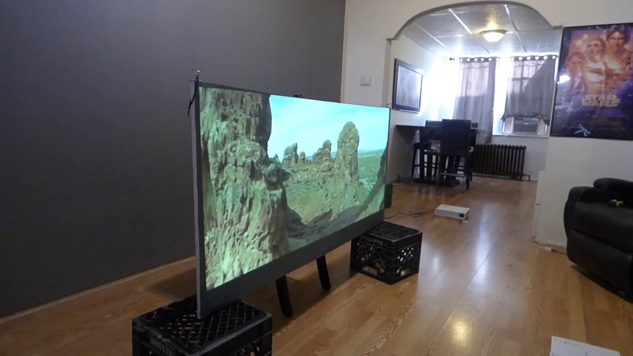 MY IMMERSE 4K CINEMA MINI 2.35:1 SCREEN PROJECT AND HOW TO GET A 2.35:1 ...