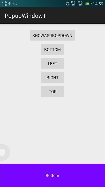 Android Popupwindow Youtube