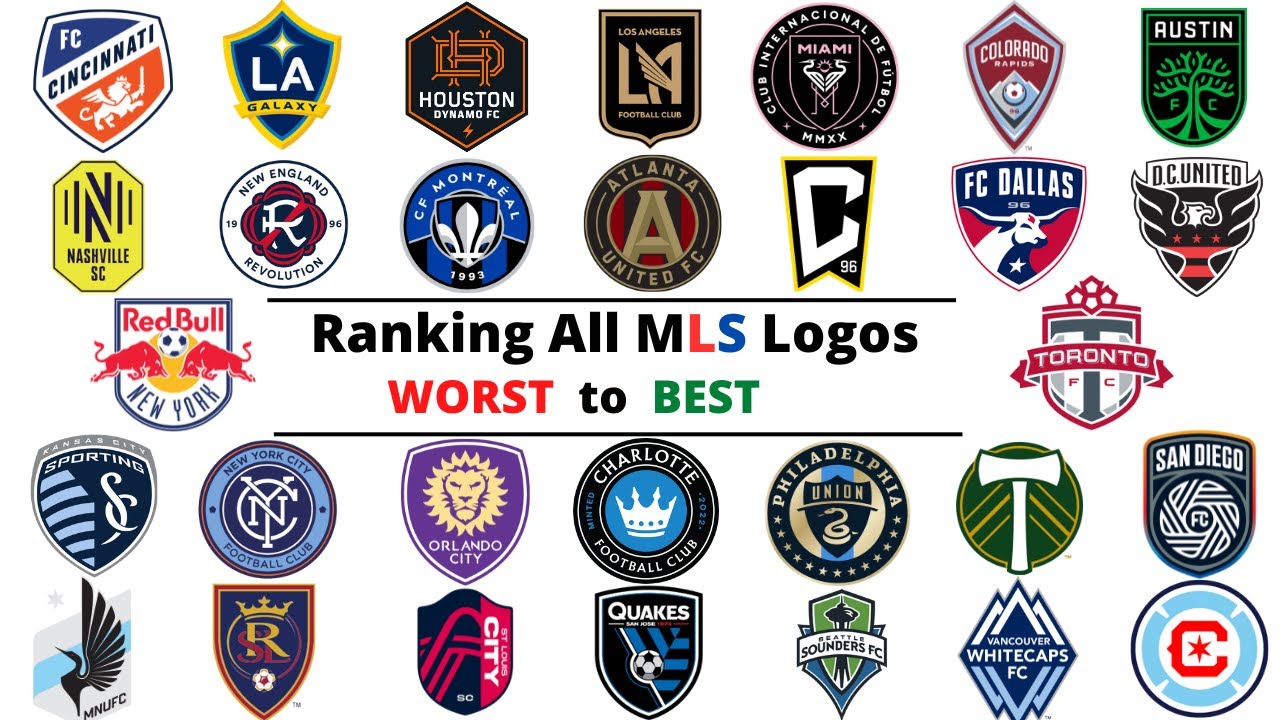 Ranking All MLS Logos WORST to BEST! - YouTube