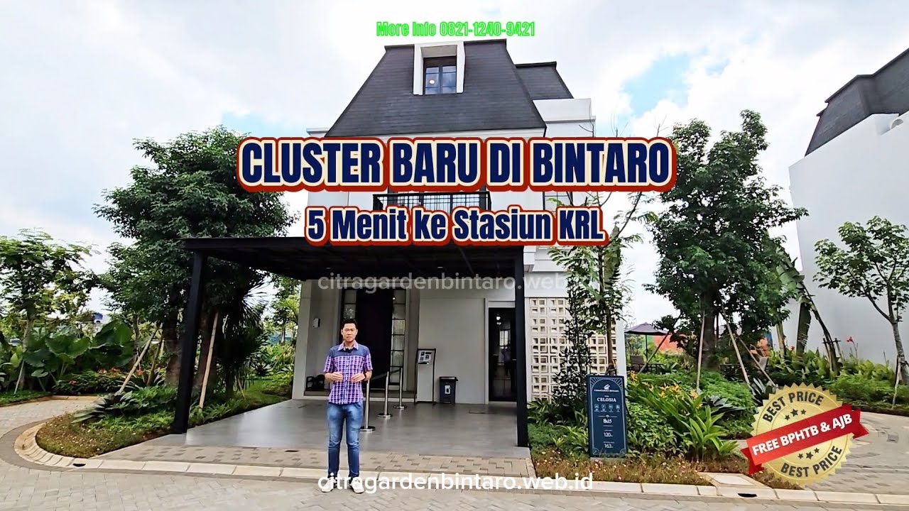 Citra Garden bintaro Tipe celosia 8x15 Full Review - YouTube