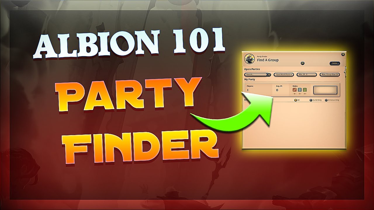 Albion 101- Party Finder | Albion Online 2021 - YouTube
