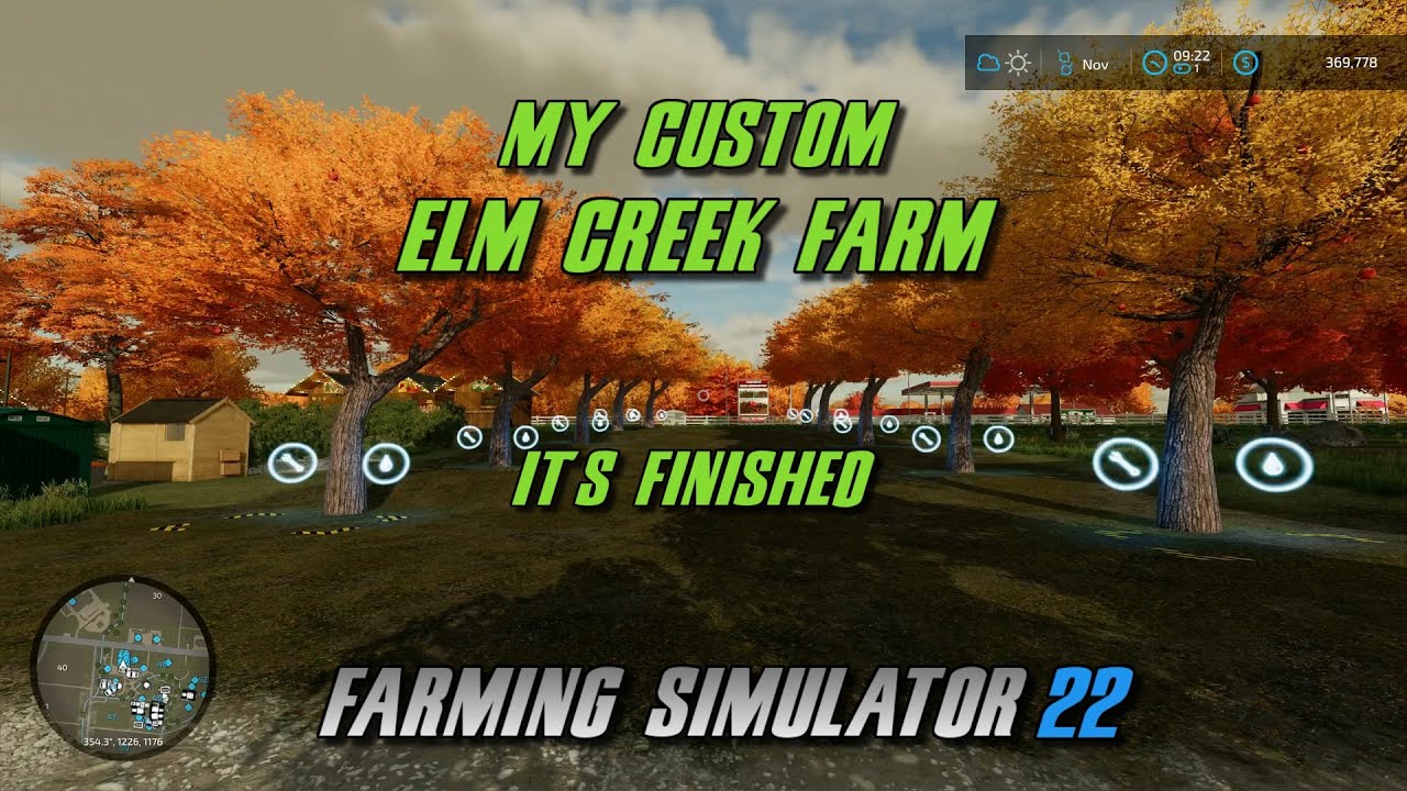 FS22 - My Custom Elm Creek Farm - It's Finished - YouTube