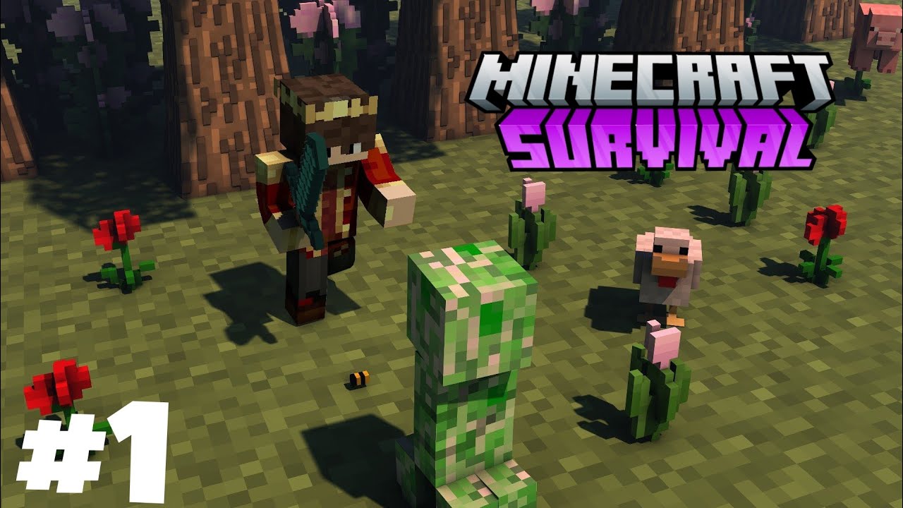 Minecraft Survival Part 1 - YouTube