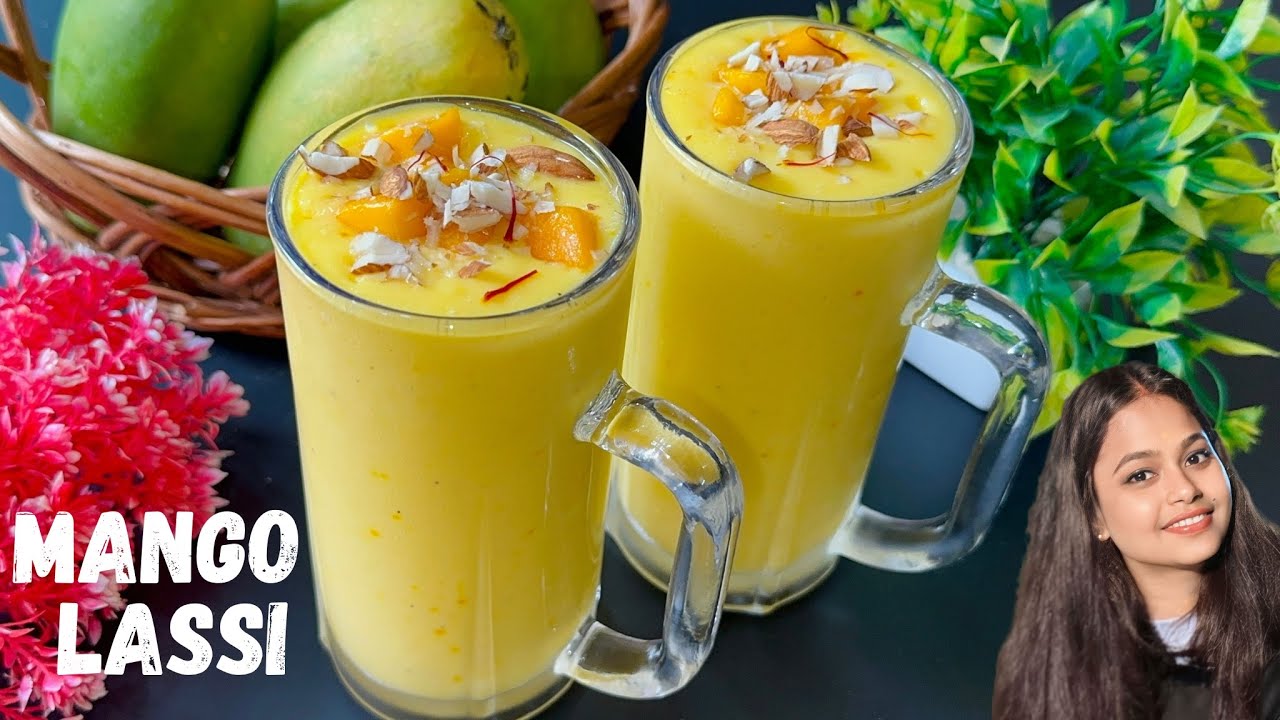 आम की लस्सी | Mango Lassi | Mango Lassi Recipe #mangolassi - YouTube