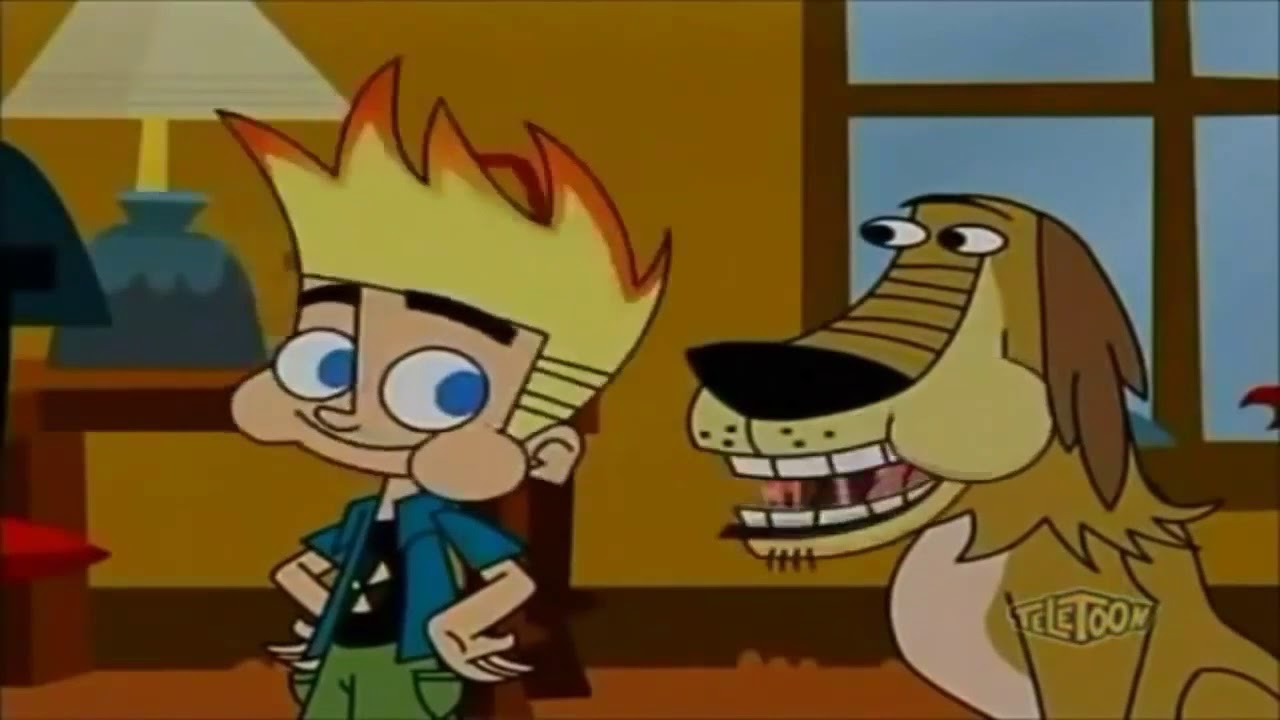 Johnny Test Chewing 5 Gum - YouTube