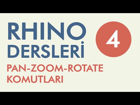 SIFIRDAN RHINO DERSLERİ #4 - PAN-ZOOM-ROTATE KOMUTLARI