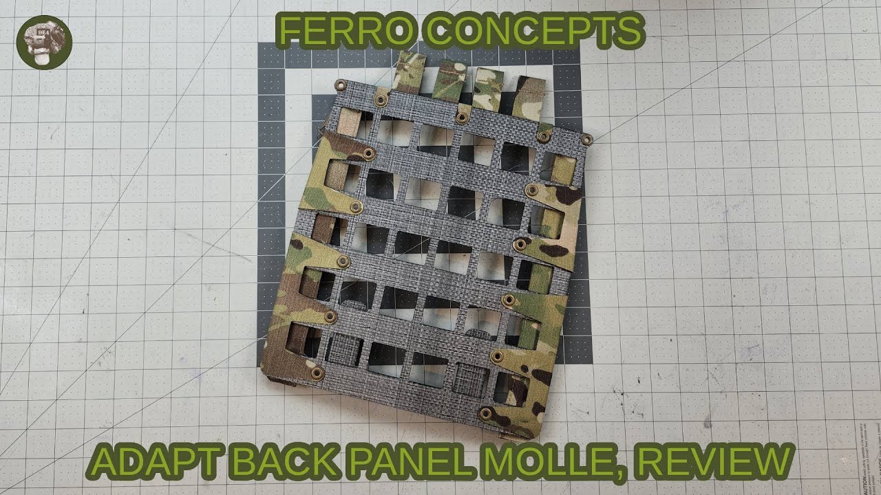 Ferro Concepts back panel MOLLE, review - YouTube