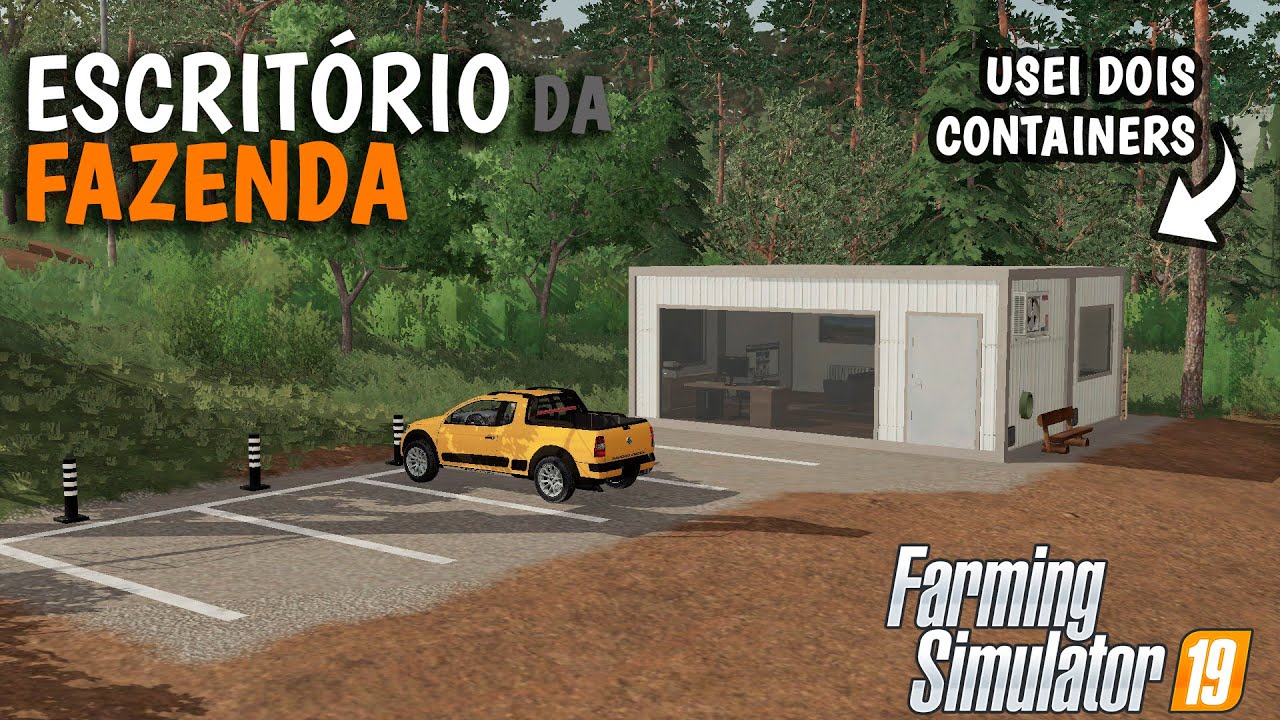 Fs19 | Construí Um Escritório Na Fazenda - O Canavieiro - YouTube
