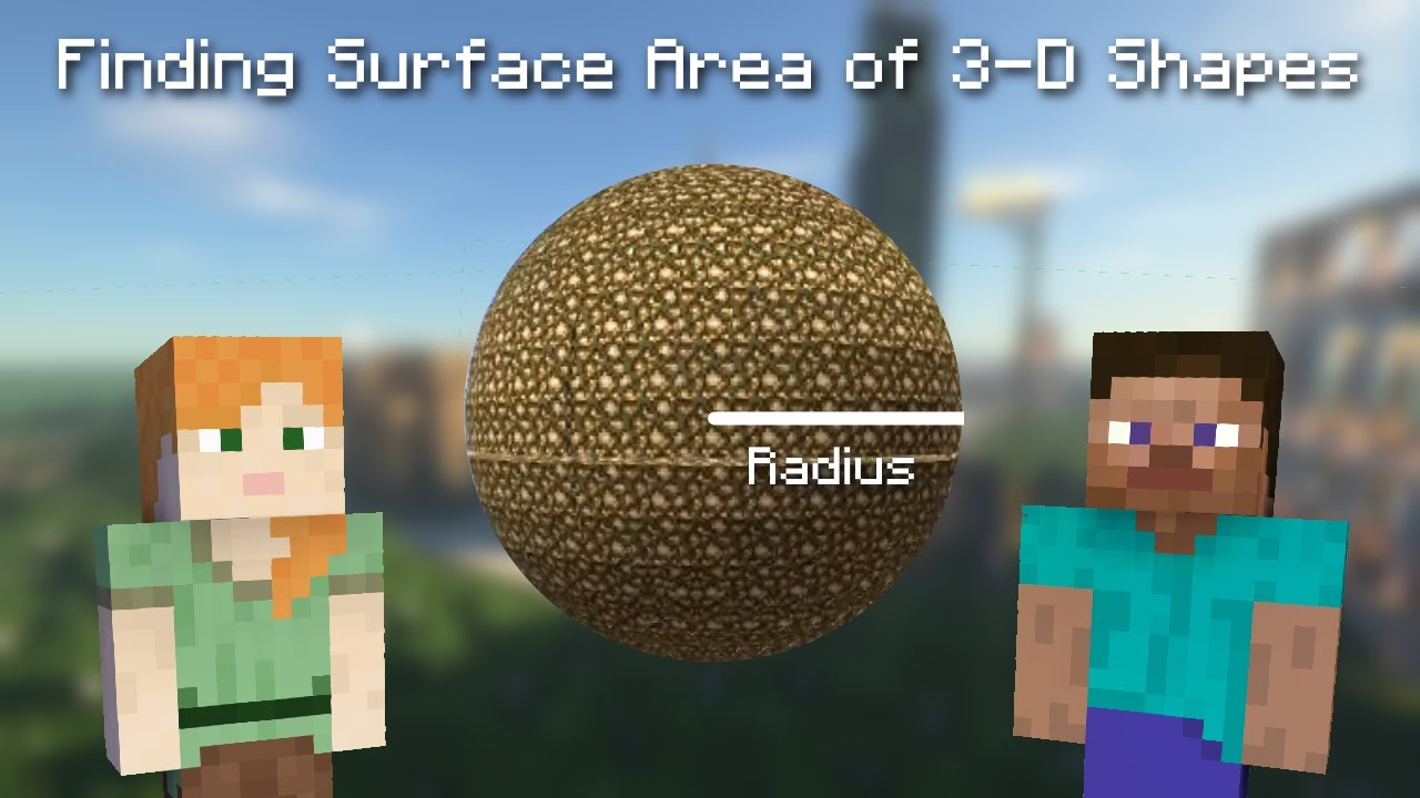Finding Surface Area | Educational Minecraft Video - YouTube