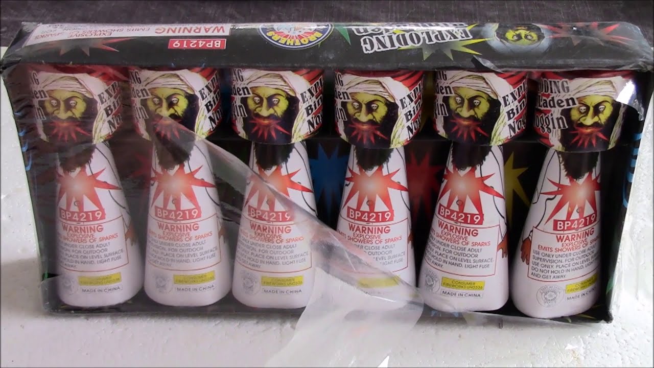 EXPLODING BIN LADEN NOGGIN,,,,,CONSUMER FIREWORKS - YouTube