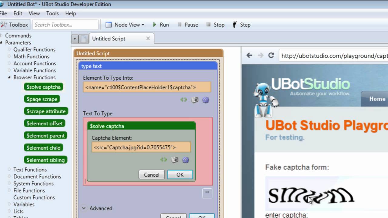 UBot Tutorials: Solving Captchas - YouTube
