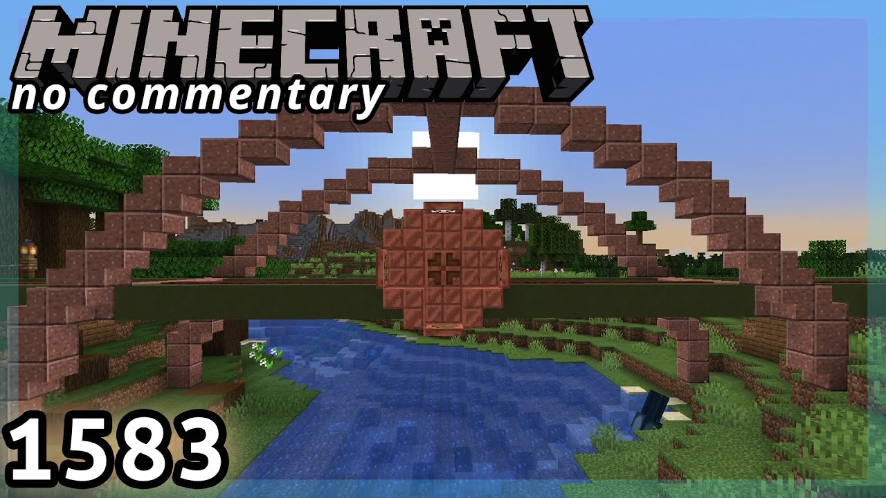 Late-Game Minecraft 1583 :: Copper Roundel for the New Bridge - YouTube