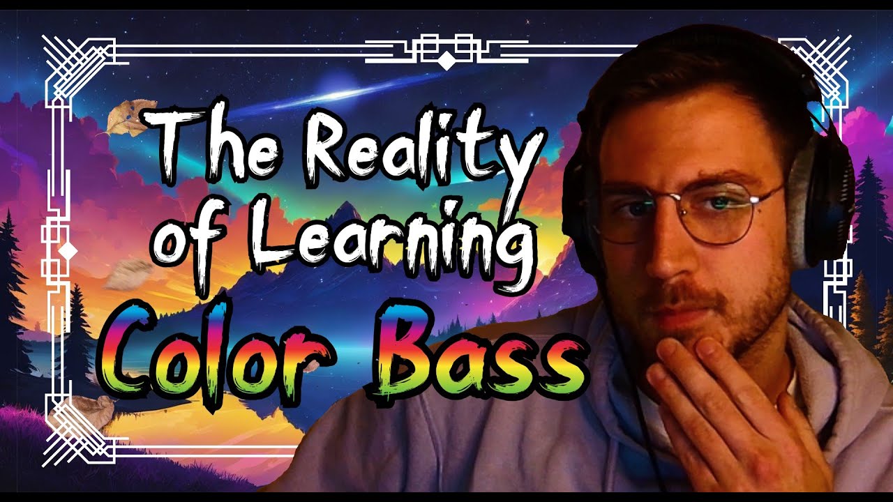 learning color bass as a mediocre producer - YouTube