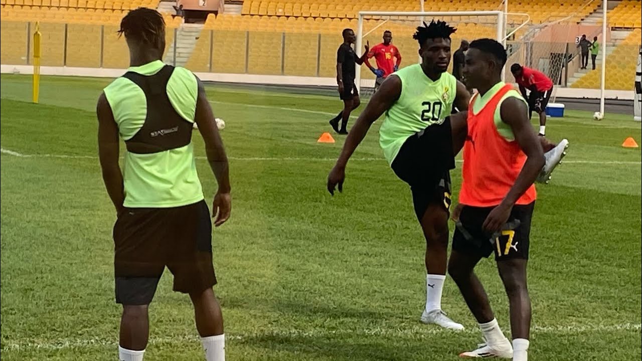 🇬🇭MOHAMMED KUDUS IS BACK-23 BLACK STARS PLAYERS HOLD SECOND TRAINING SESSION AT ACCRA SPORTS ...