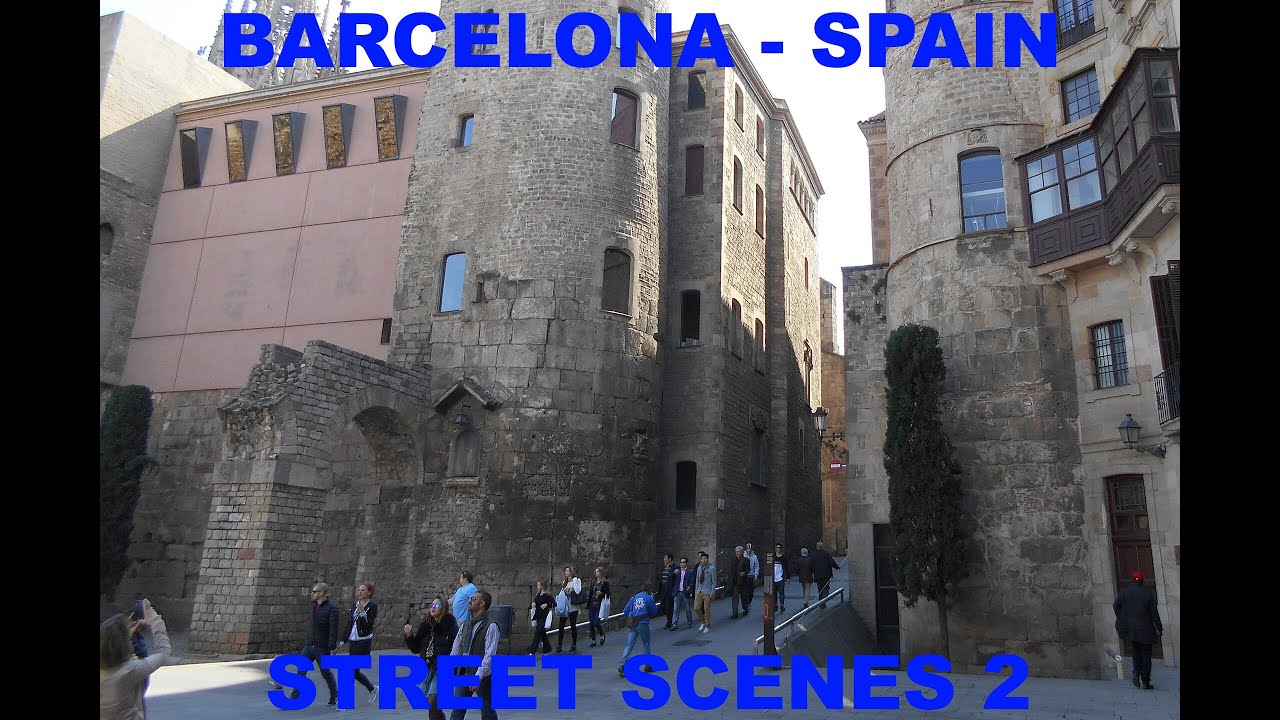 Barcelona, Spain 🇪🇸 | Streets Scenes 2 - 9:16 4K - YouTube