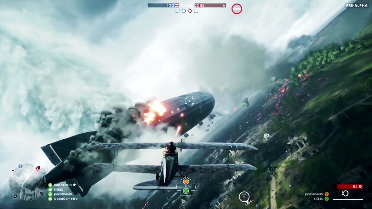 BATTLEFIELD 1 - MULTIPLAYER, VEÍCULOS AÉREOS GAMEPLAY. - YouTube