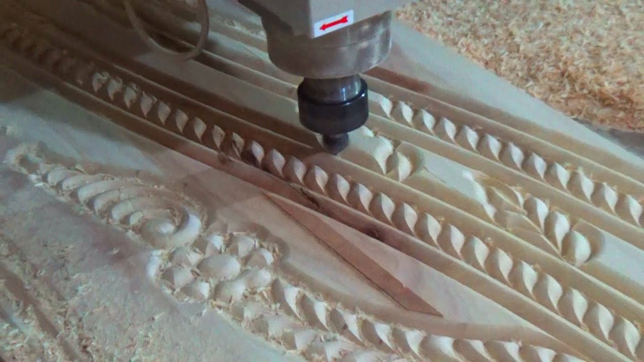 Wooden Floral Bed design by CNC Router Machine | Beautiful Automatic ...