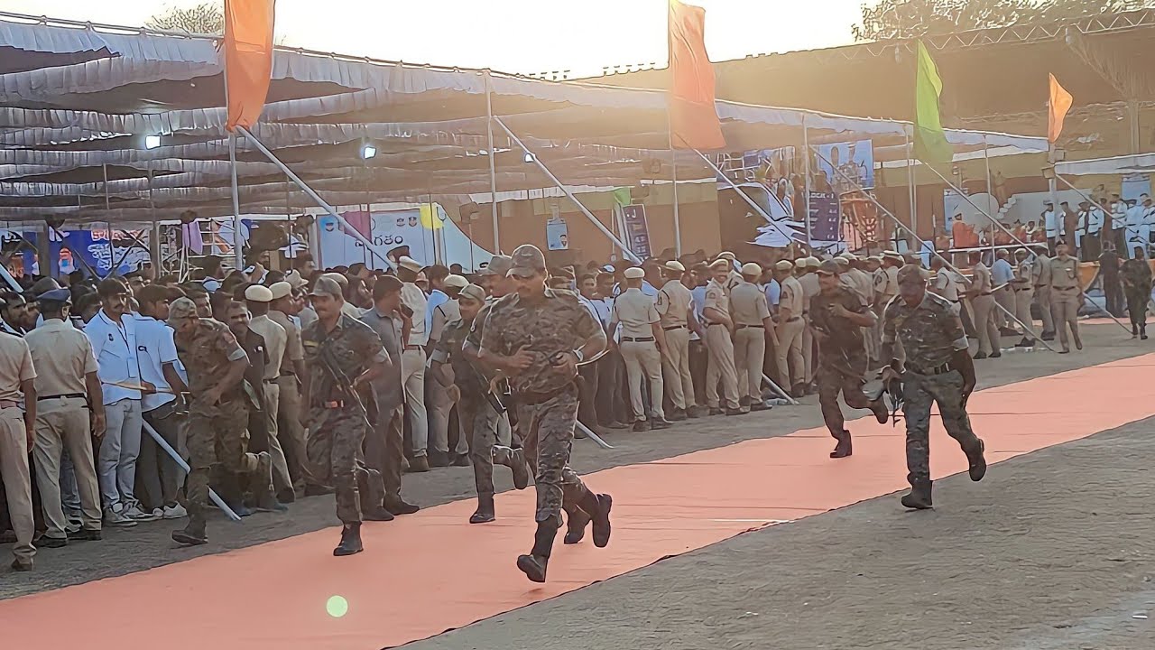 CM Revanth Reddy entry at LB Stadium - YouTube