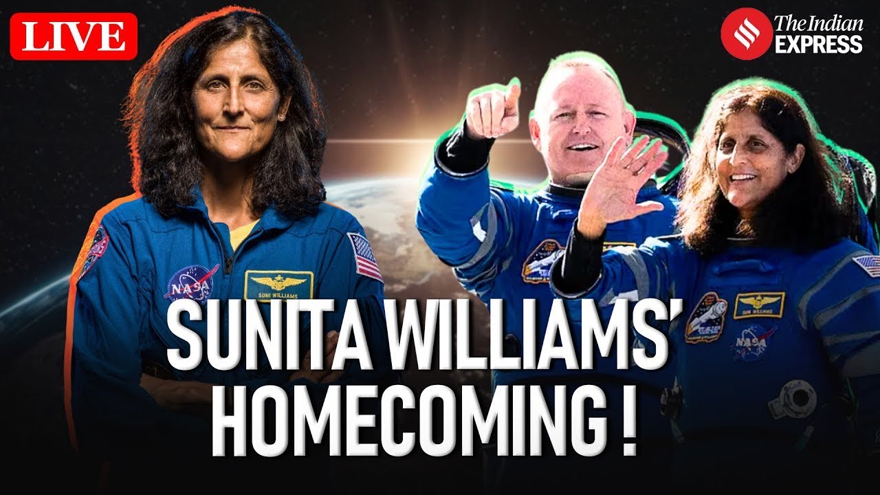 LIVE I Astronaut Sunita Williams Returns to Earth After Extended ISS ...