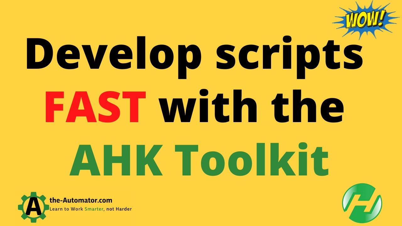 Streamline testing your code with this Update to AHK Toolkit - YouTube
