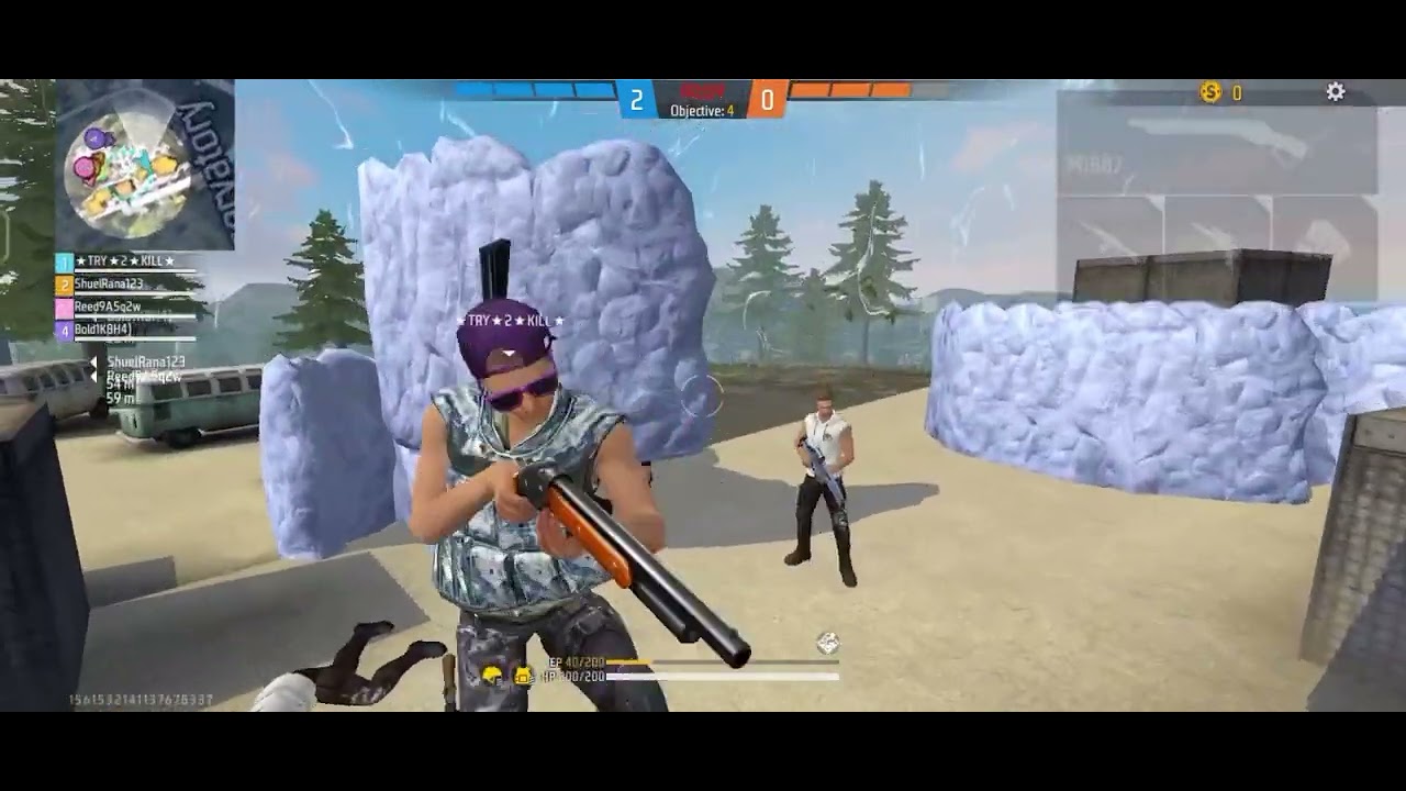 FREE FIRE New Player Game Play Place Support Me...🙏🙏🙏Frist Time My ...