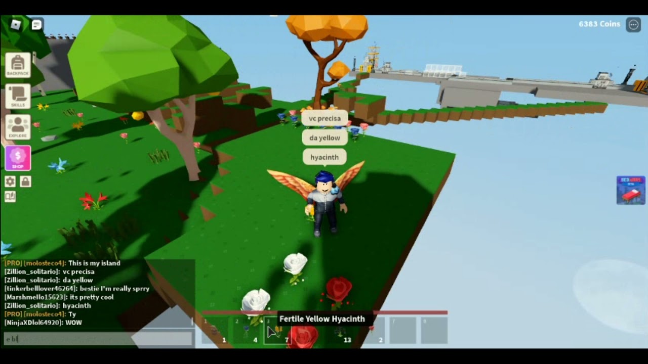 Islands Roblox: Como ter Flores coloridas (Breed Flowers - YouTube