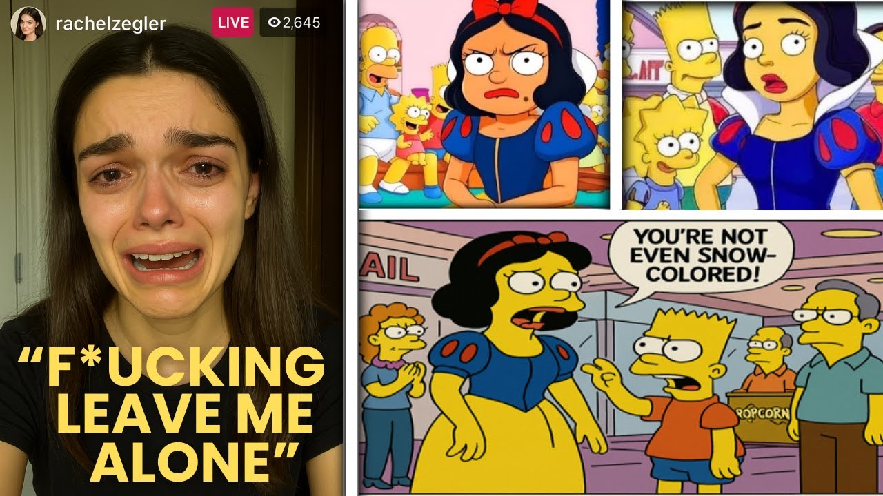 Rachel Zegler REACTS to THE SIMPSONS MOCKING Snow White!? - YouTube