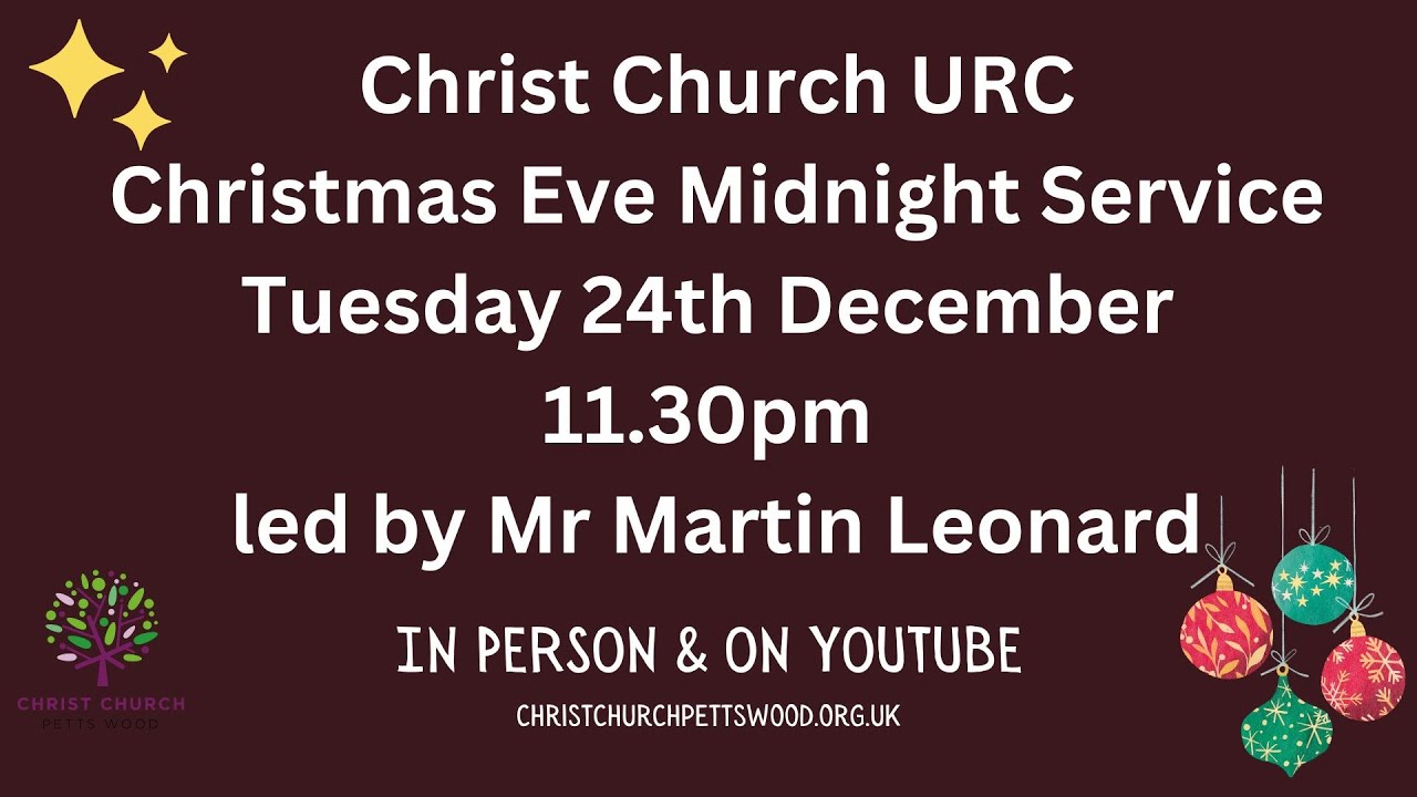 Christmas Eve Midnight Communion - 11.30pm - YouTube