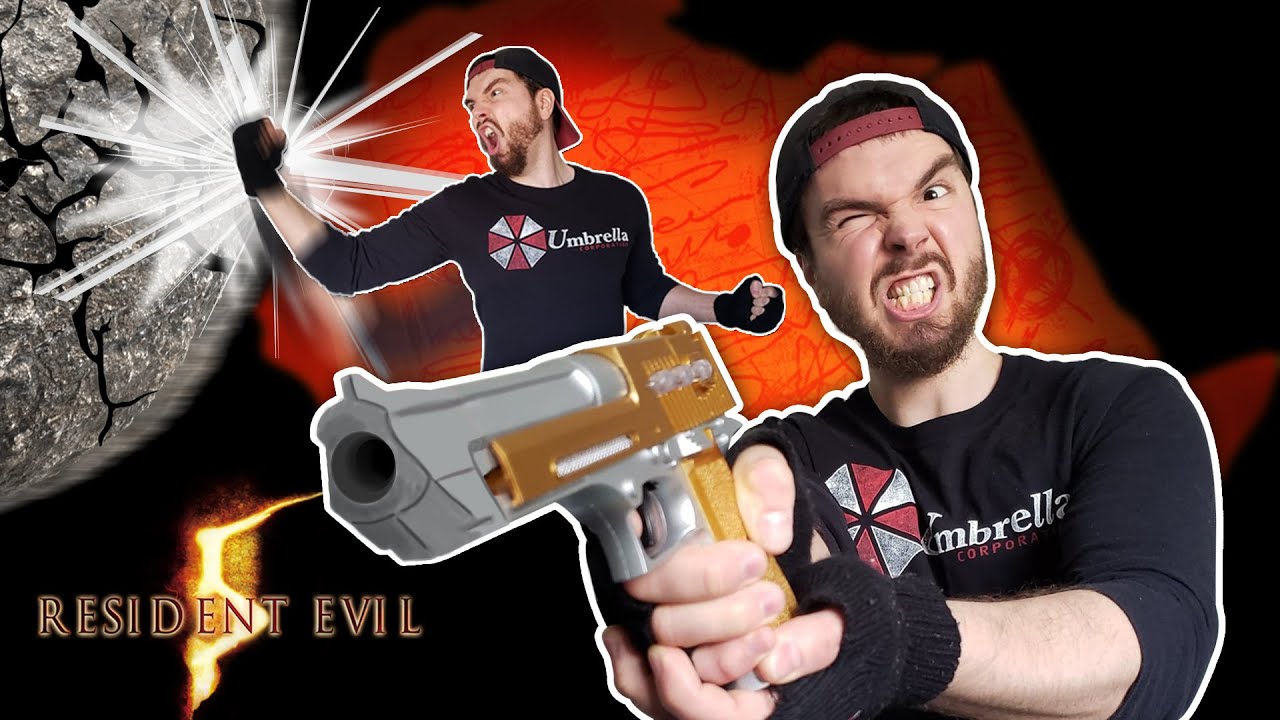 Great Men punch boulders in RESIDENT EVIL 5 - LIVE! (Session 1) - YouTube