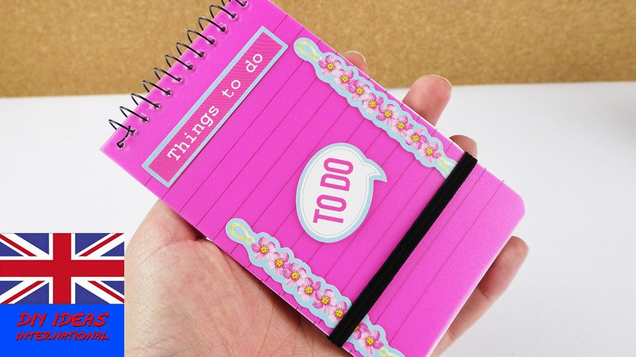 Note pad decoration | Super easy & fast - for kids | Sticker Idea - YouTube