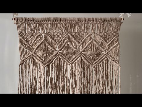 MAKROME PERDE YAPIMI | DIY Macrame Curtain