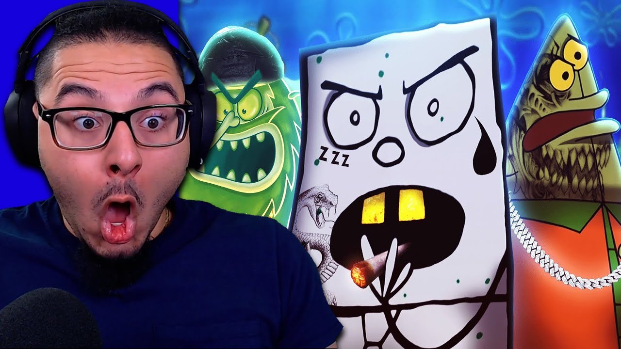 Synsei - SpongeBob Hood Pants : VILLAIN Edition | REACTION - YouTube