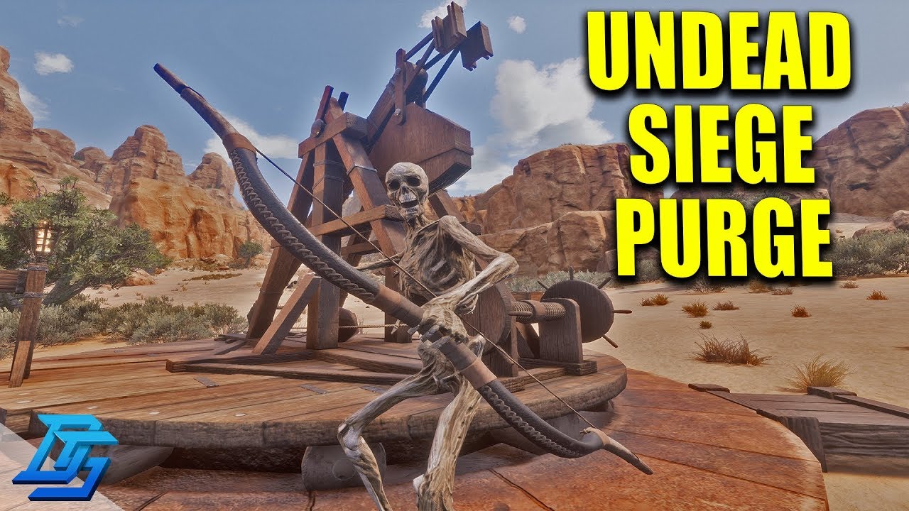 WE ARE UNDER SIEGE! UNDEAD DRAGON PURGE! - Conan Exiles - S2 - Pt.24 ...