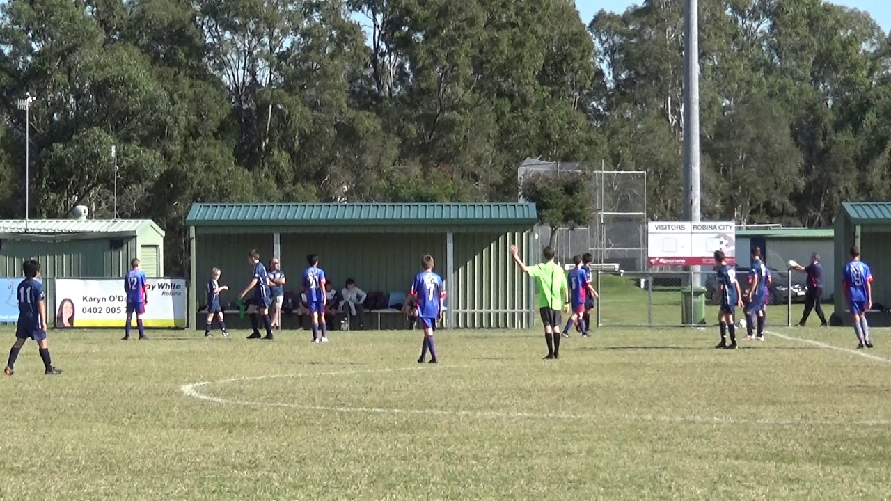 U14 Div 1 Pac Pines Vs Robina 1st Half - YouTube