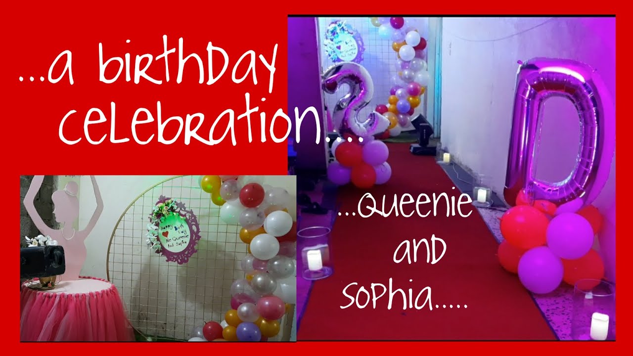 Birthday Venue Decorations and Set-up/Birthday Celebration/Happy ...