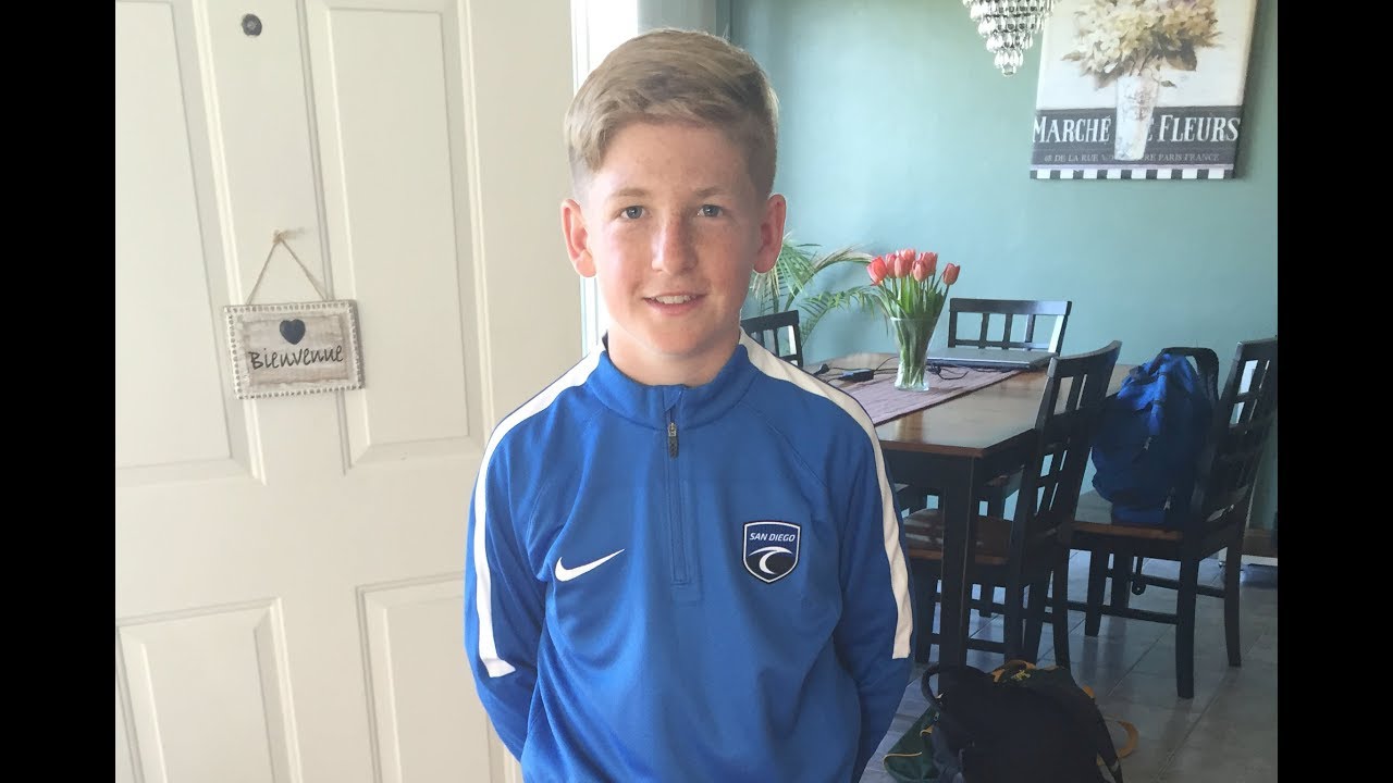 Evan Rotundo - 13 Year Old French American Footballer - Sept 2017 ...