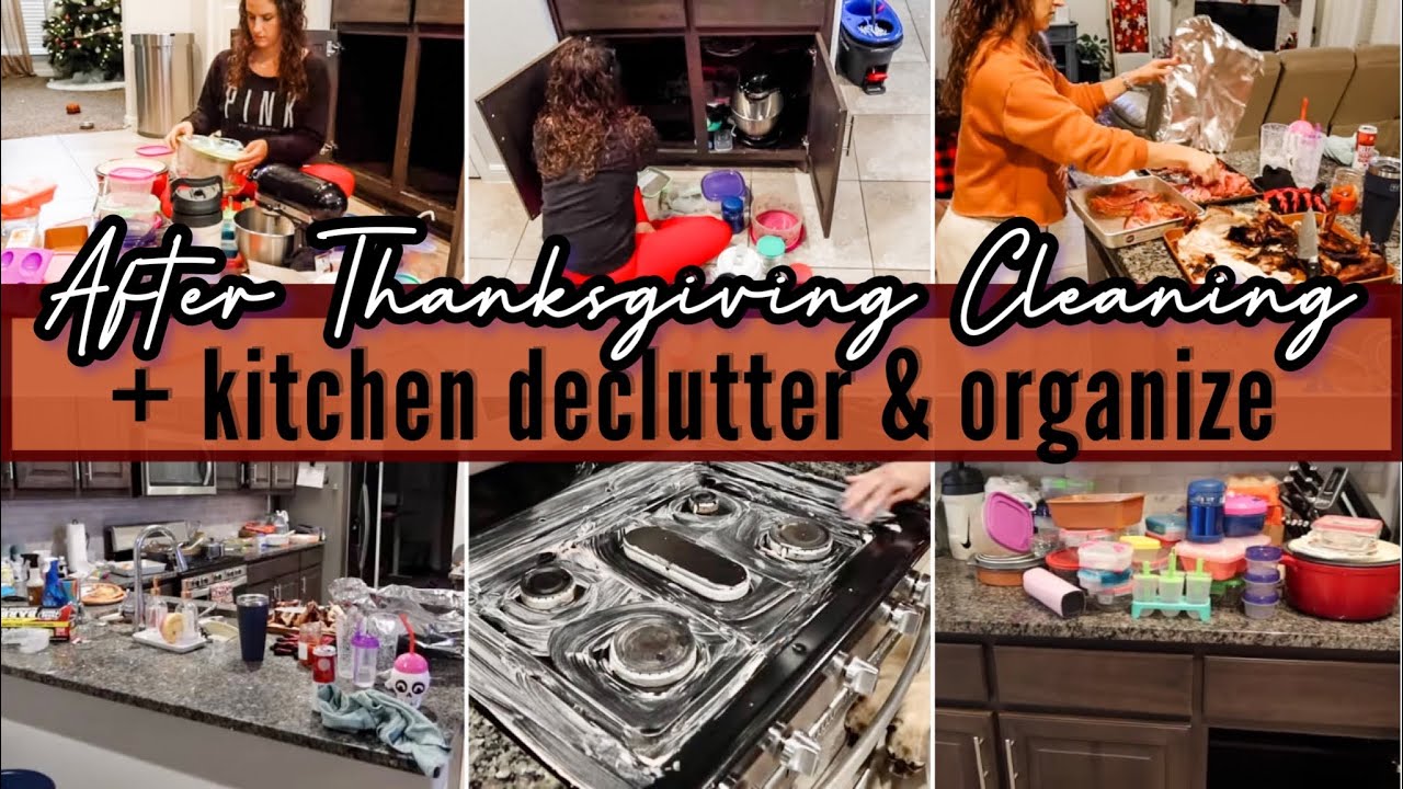 *MAJOR* KITCHEN DECLUTTER, ORGANIZE & CLEAN | AFTER THANKSGIVING CLEAN ...
