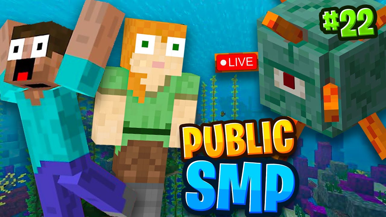 Going to Ocean Monument with Friends - Minecraft - Public SMP ...