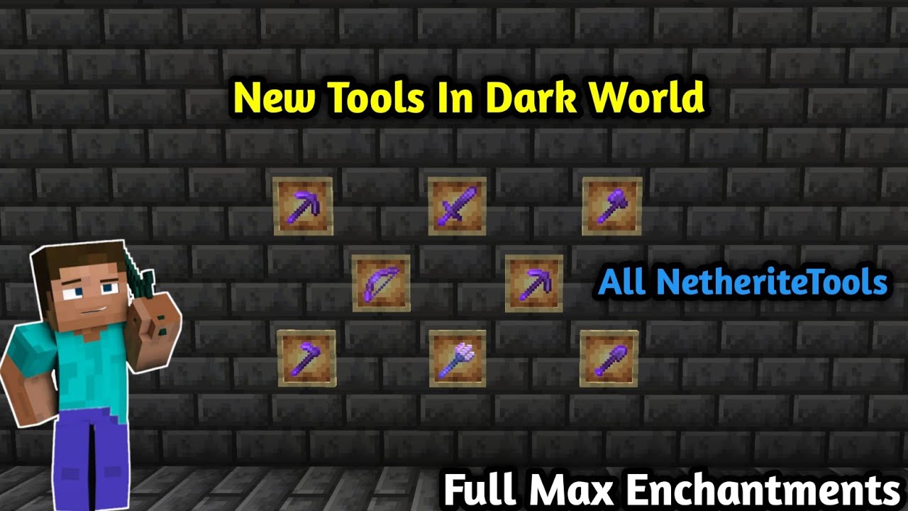I Made Most Powerful Tools In Minecraft Dark World - YouTube