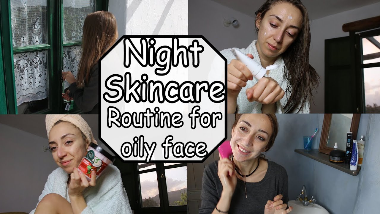Bραδινή Ρουτίνα περιποίησης+Διαγωνισμός| Night Skincare routine for ...