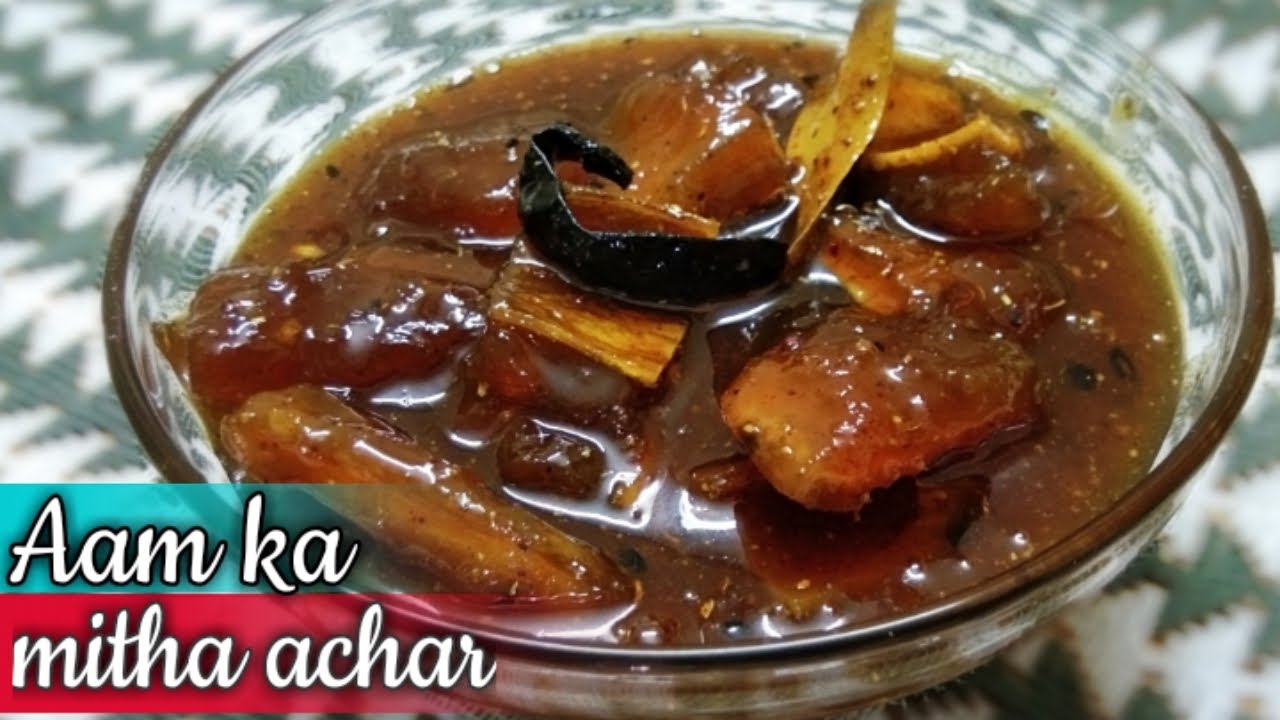 Sugar free Instant Aam Ka Meetha Achar | झटपट बनने वाला खट्टा मीठा आम ...