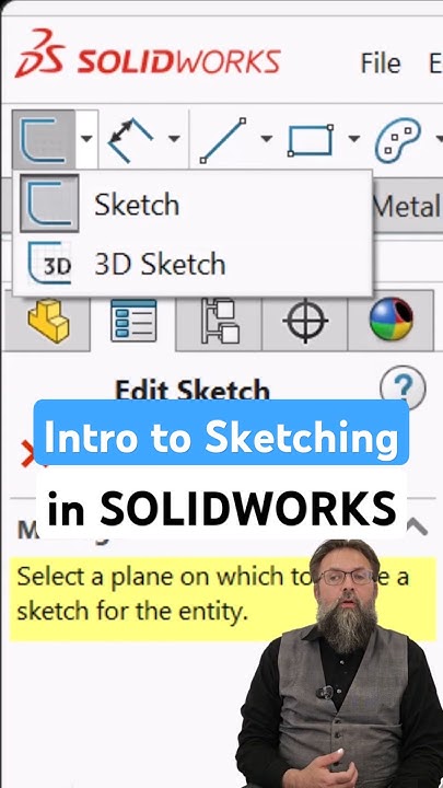 Intro to Sketching in SOLIDWORKS: CADvice of the Week 12 #solidworks #cadsoftware #tips - YouTube