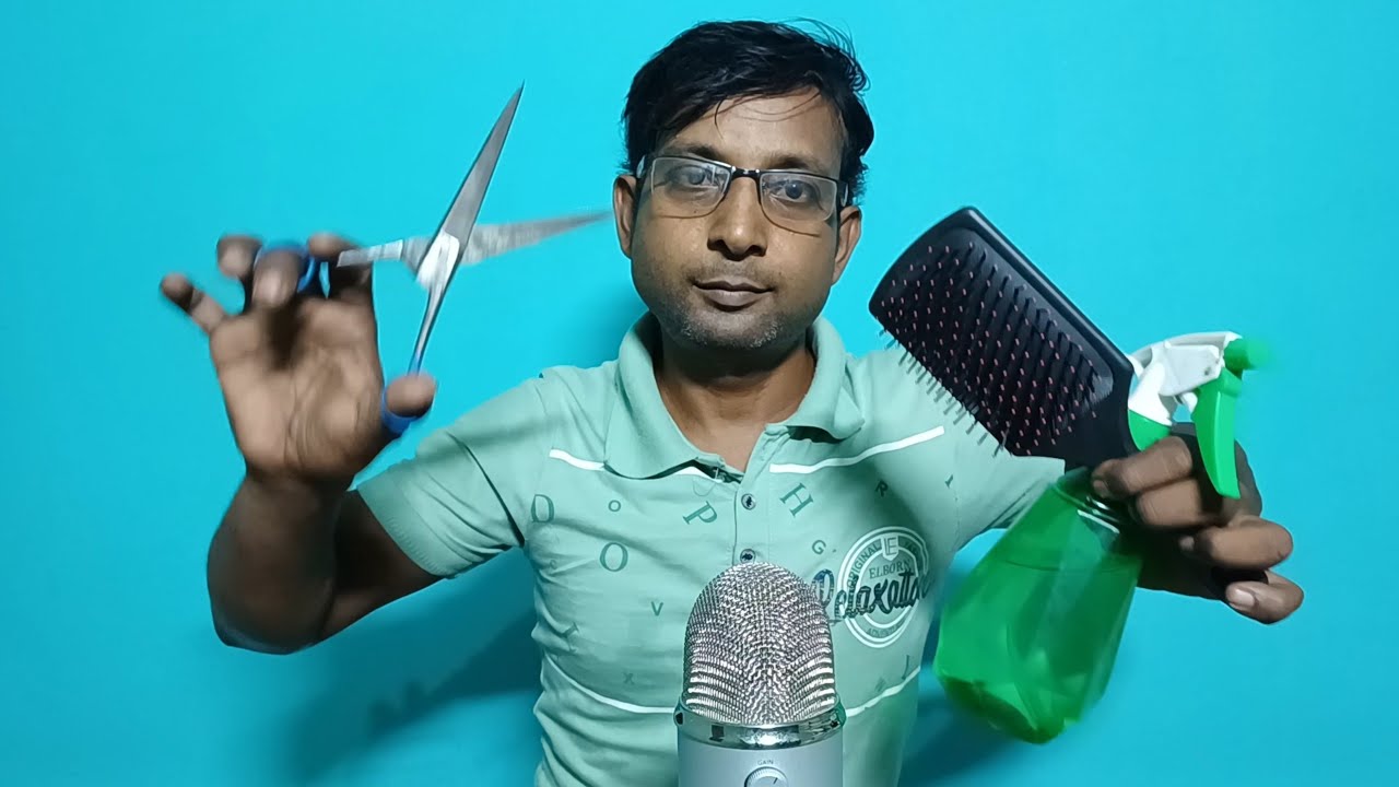 ASMR Fast Speed Haircut - YouTube
