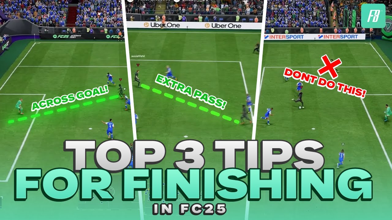 Top 3 Tips for FINISHING in FC 25 | COMPLETE FINISHING TUTORIAL - YouTube