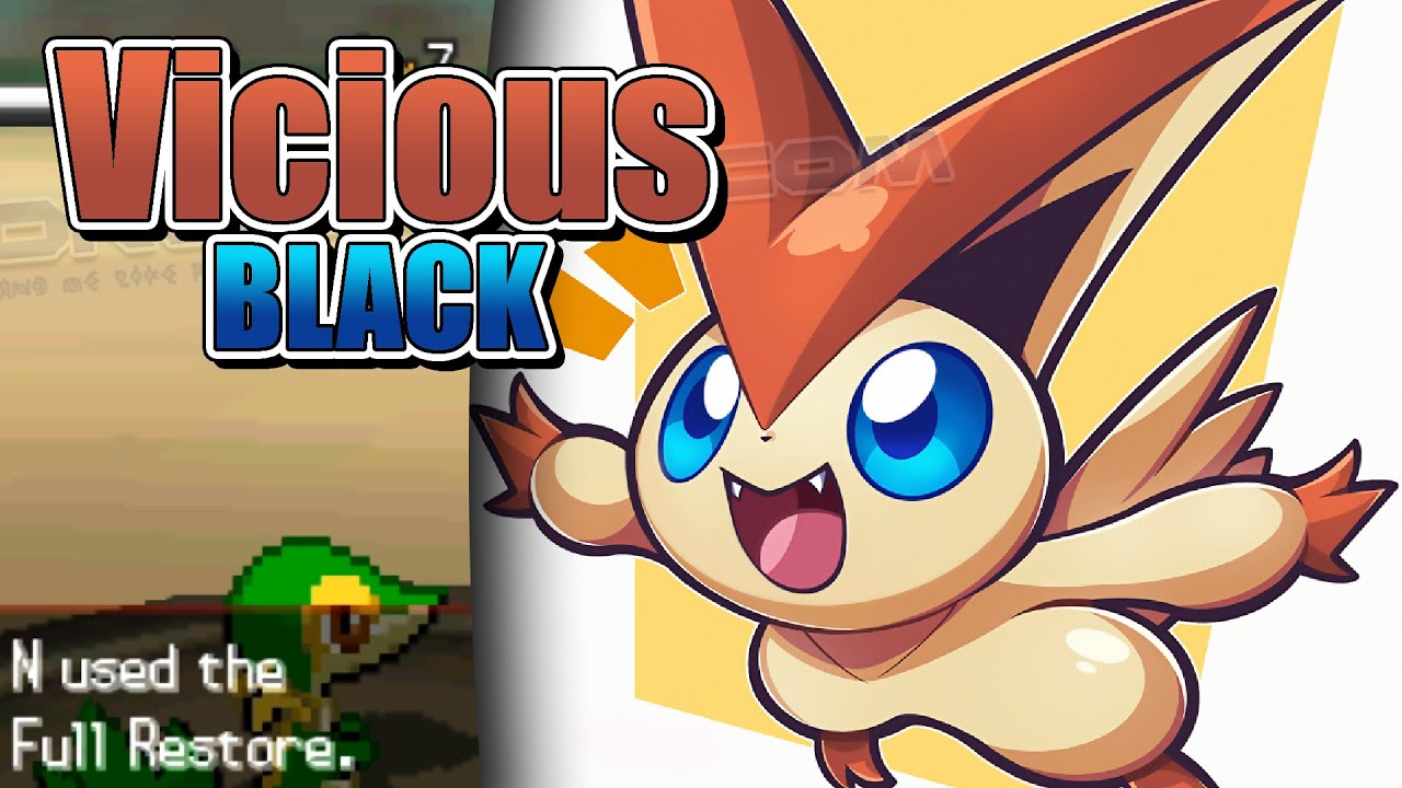 Pokemon Vicious Black - A New NDS Hack Rom and based on Pokemon Blaze ...