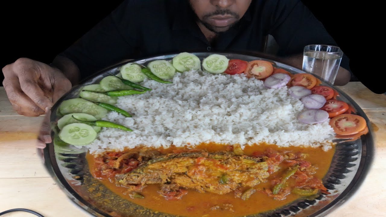 2 KG FISH AND 5 KG RICE EATING | EATING CHALLENGE | EATING VIDEO - YouTube